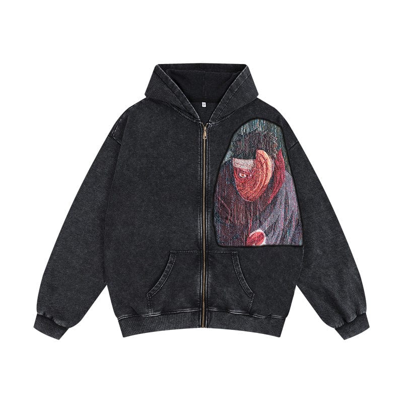 OBITO TAPESTRY PATCH HOODIE-9249